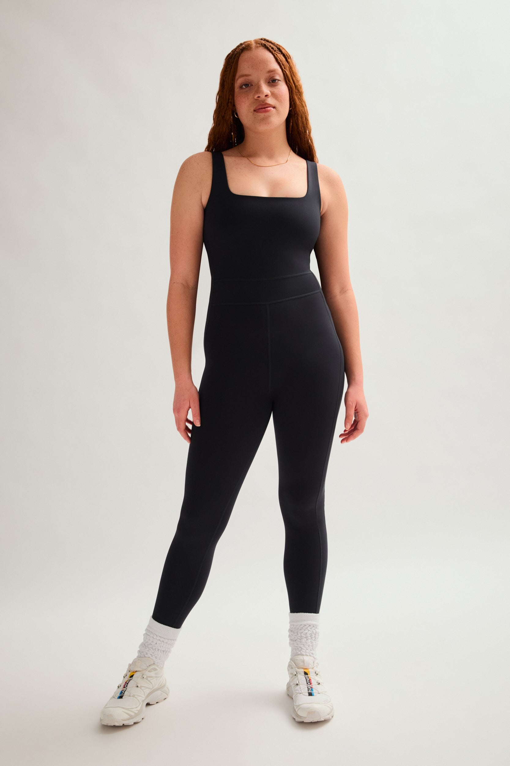Black Luxe Paneled Unitard – Girlfriend Collective